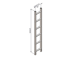 10” ALUMINIUM LADDER