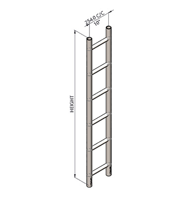 10” ALUMINIUM LADDER
