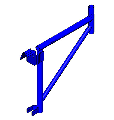 21” SADDLE SIDE BRACKET (TUBE)