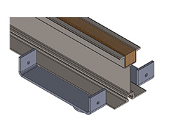 8”X 8” FOUR WAY U-HEAD